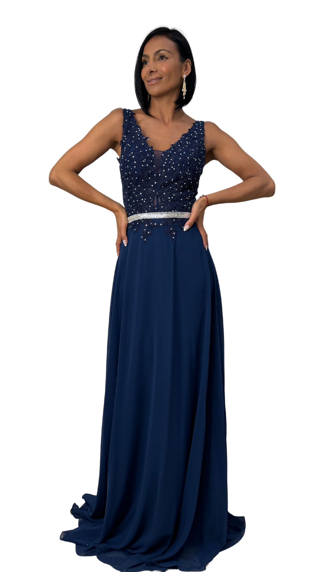 Vestido Carol Navy – Altagracia Couture